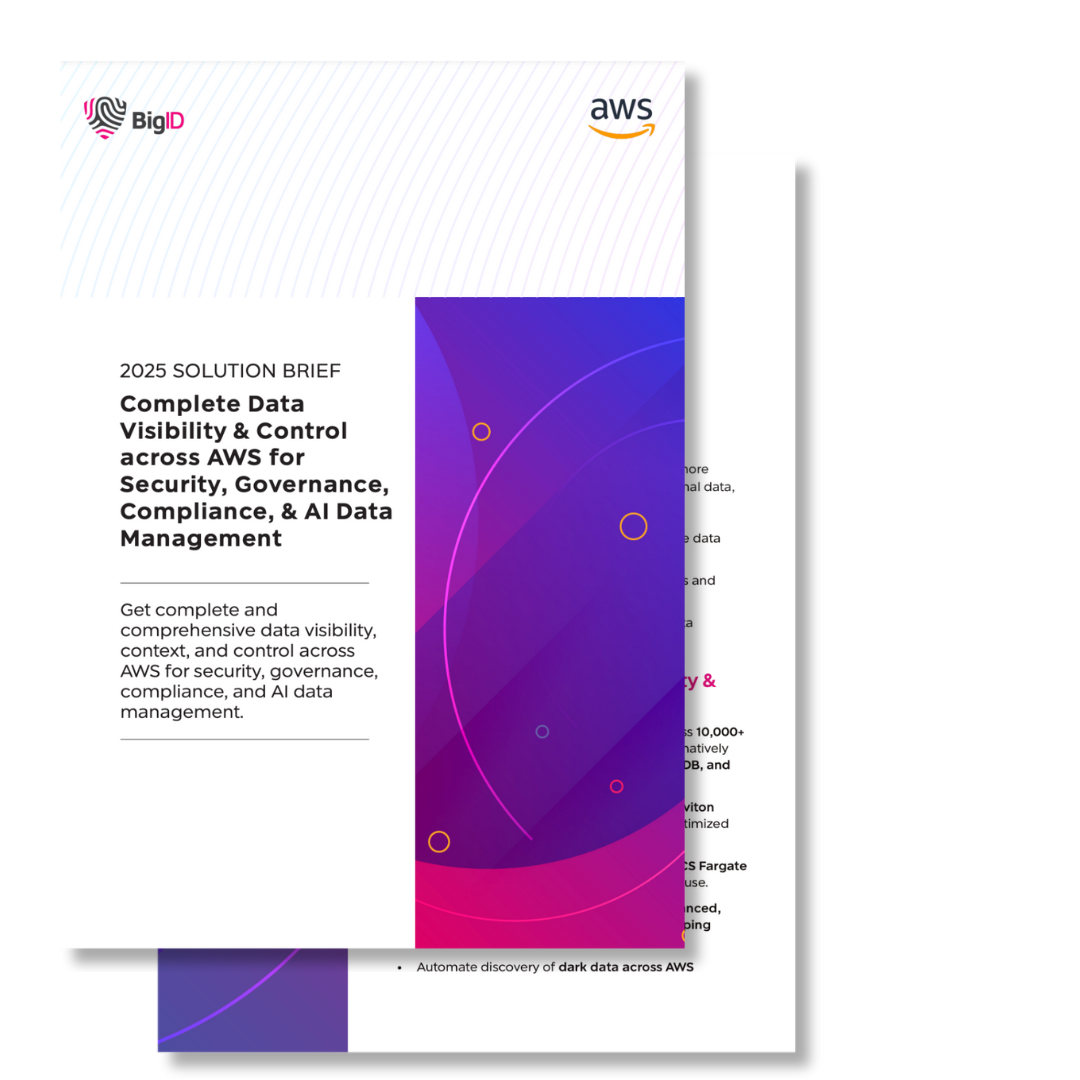 AWS & BigID Solution Brief